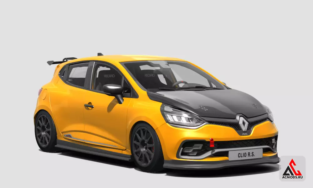 Renault Clio IV RS EDC Trophy 2016 Track для Assetto Corsa